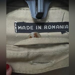 Adams Row | Jackets & Coats | Vintage Mens Double Breasted Parka Trench ...